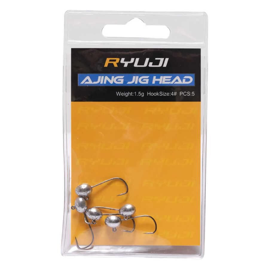 Ryuji Ajing Jig Head 1.5gr NO:6 Zoka (5 Adet)|Ryuji